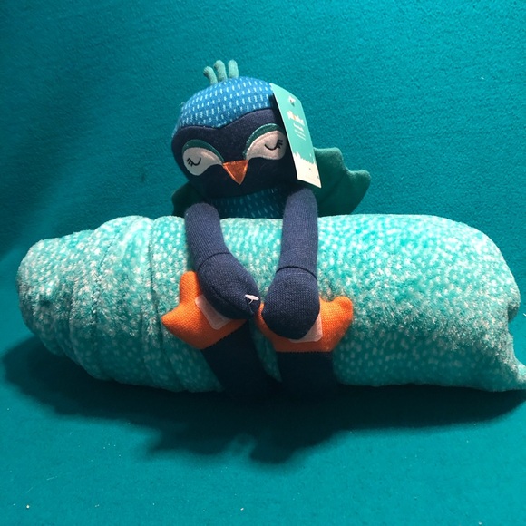 Target | Other | Pillowfort Peacock Throw Buddy Plush Pal W Velcro For ...